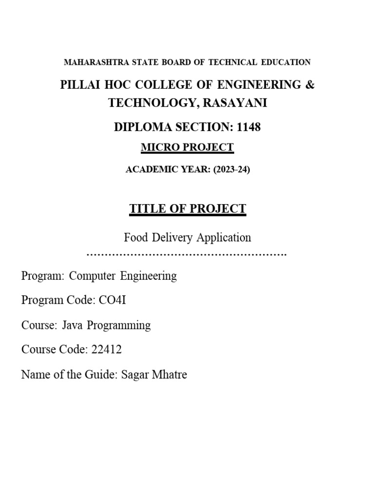 Java Microproject | PDF | Pay Pal | Restaurants Java Microproject | PDF | Pay Pal | Restaurants