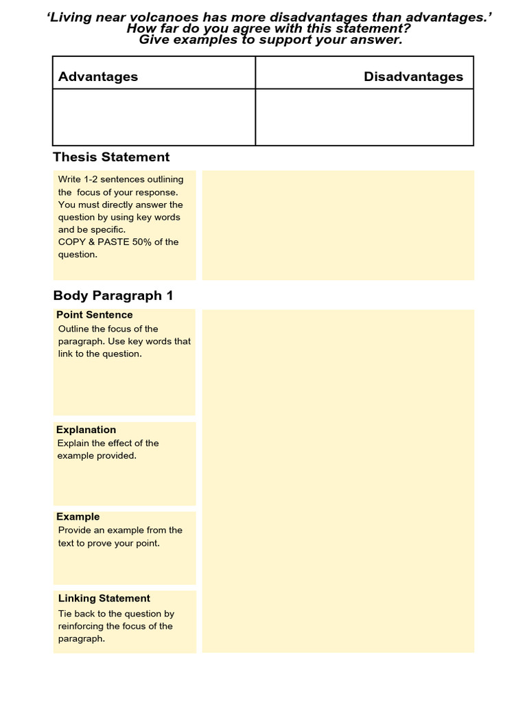 Yellow Short Answer Response Worksheet | Download Free PDF | Question ...