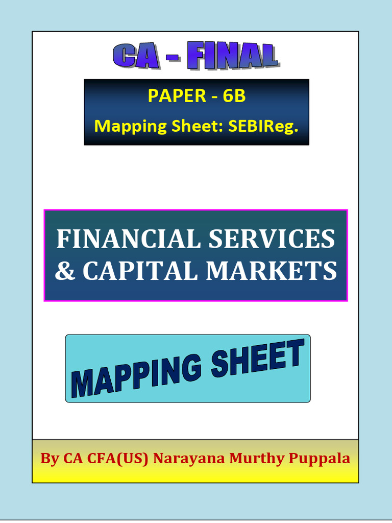 Revised Mapping Sheet SEBI Reg | PDF | Securities (Finance) | Convertible Bond