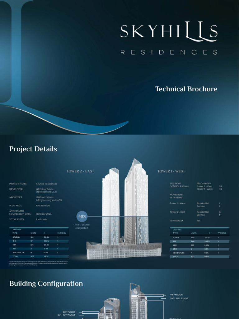 Skyhills Technical Brochure | PDF | Home