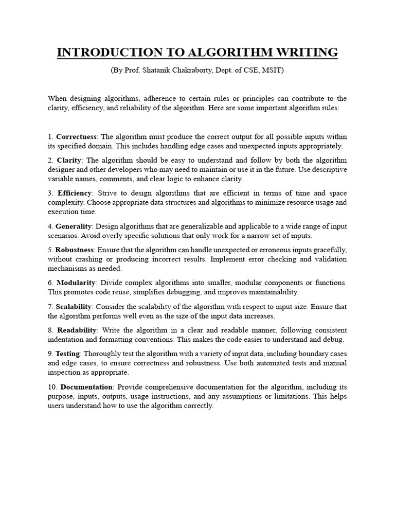 Algorithm Instructions Pdf Algorithms Computing