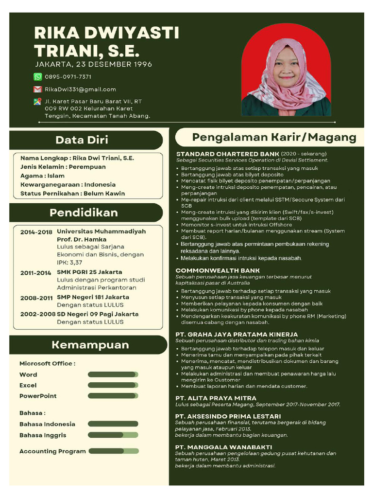 CV Rika Dwiyasti-Dikompresi | PDF