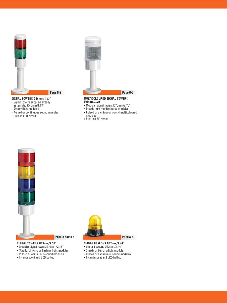 Signal Towers and Beacons Overview | PDF | Light Emitting Diode ...