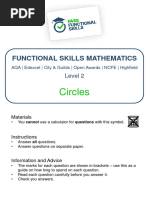 WJEC Eduqas Mathematics Formula Sheet Higher Tier | PDF