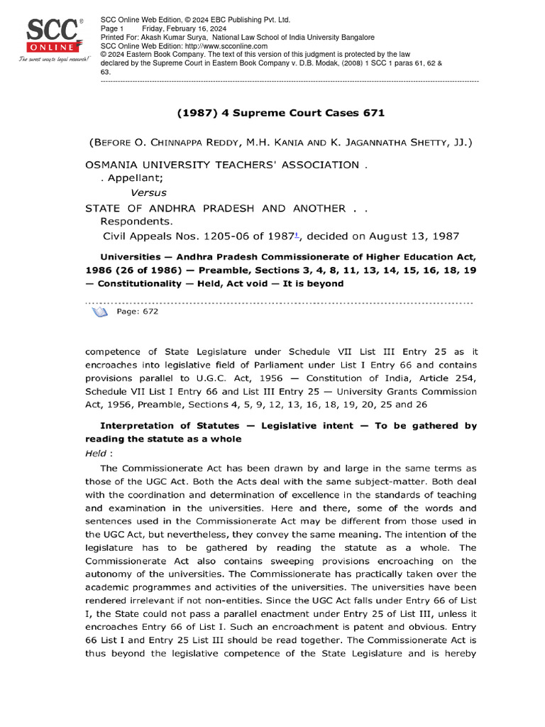 Supreme Court Judgment: EBC v. Modak | PDF | National Supreme Courts | Courts