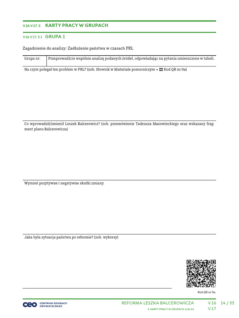 CEO HIT V 16 V 17 Balcerowicz 2023 04 13 - 01 14 29 Grupy | PDF