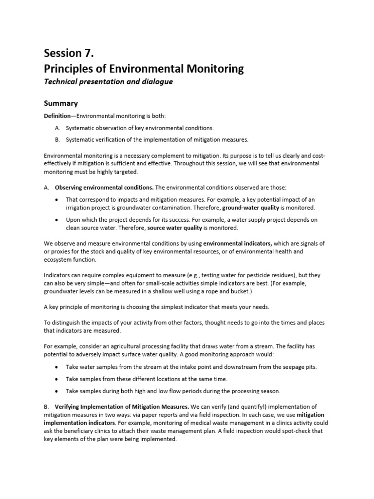 Rwanda Bilateral Session7 - Env Monitoring - 30march2015 | PDF ...