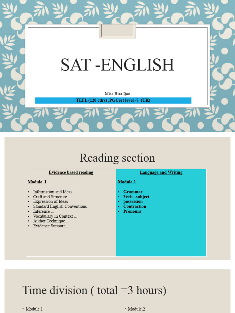 Sat English | PDF