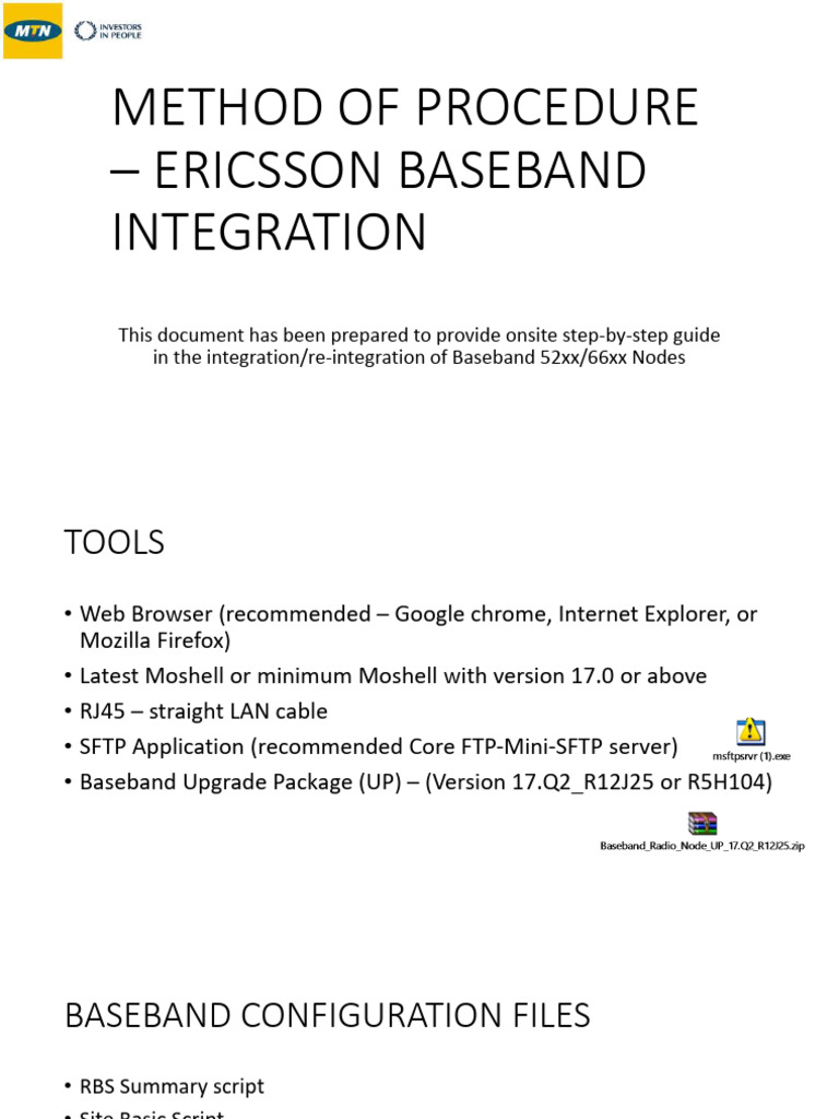 Ericsson Baseband Integration Guide | PDF | World Wide Web | Internet & Web