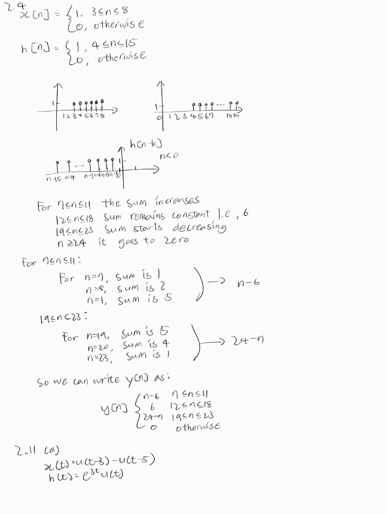 신호와 시스템 CH2 - 240416 - 045748 | PDF