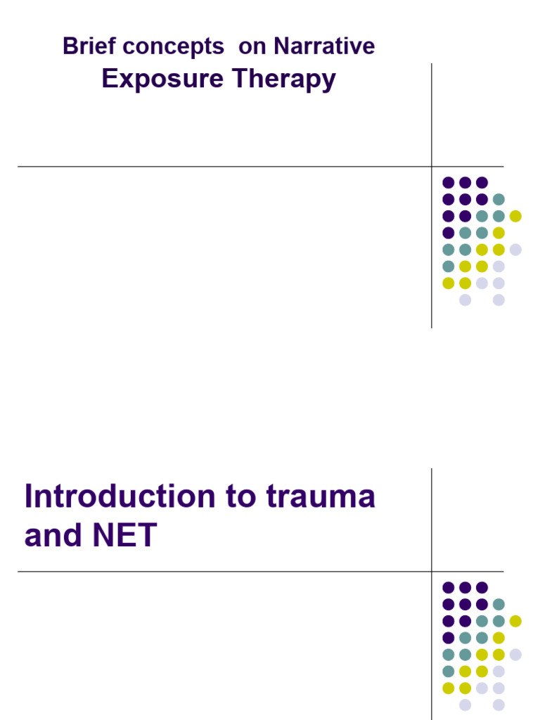Exposure Therapy: Brief Concepts On Narrative | PDF | Psychological ...
