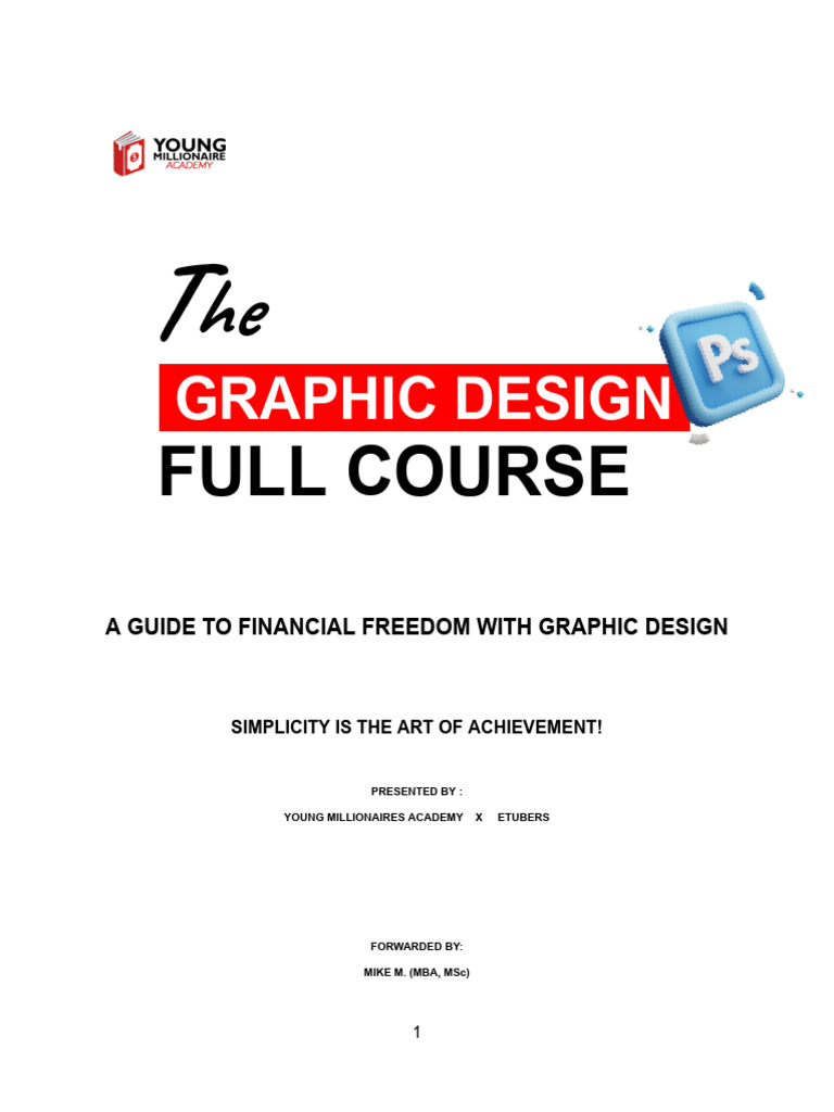Graphic Design Full Course | PDF | Typefaces | Adobe Photoshop