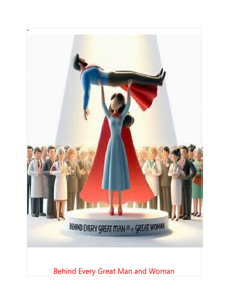 Behind Every Great Man and Woman | PDF | Courage | Goal