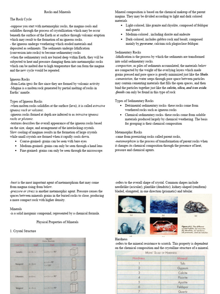 rocks | PDF | Rock (Geology) | Igneous Rock