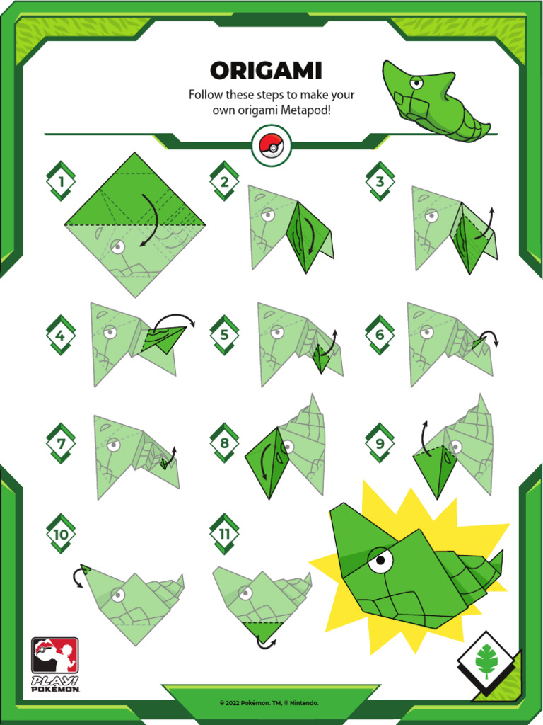 Origami Metapod | PDF
