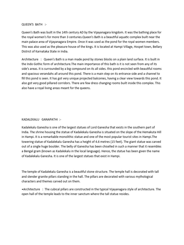 Monuments Notes | PDF