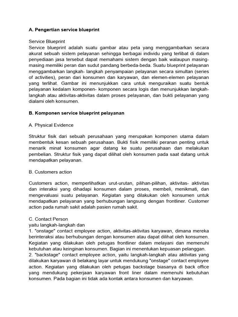 Pengertian Dan Komponen Blueprint | PDF | Bisnis