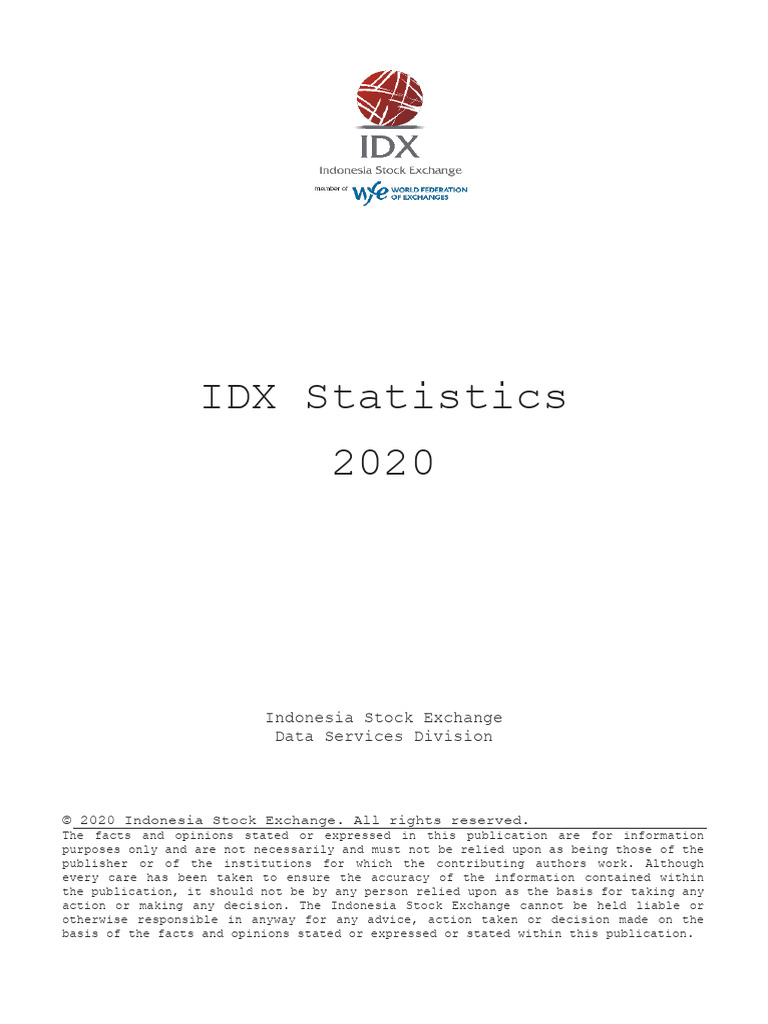 Idx Annually-Statistic 2020 | PDF | Asset Backed Security | Warrant ...