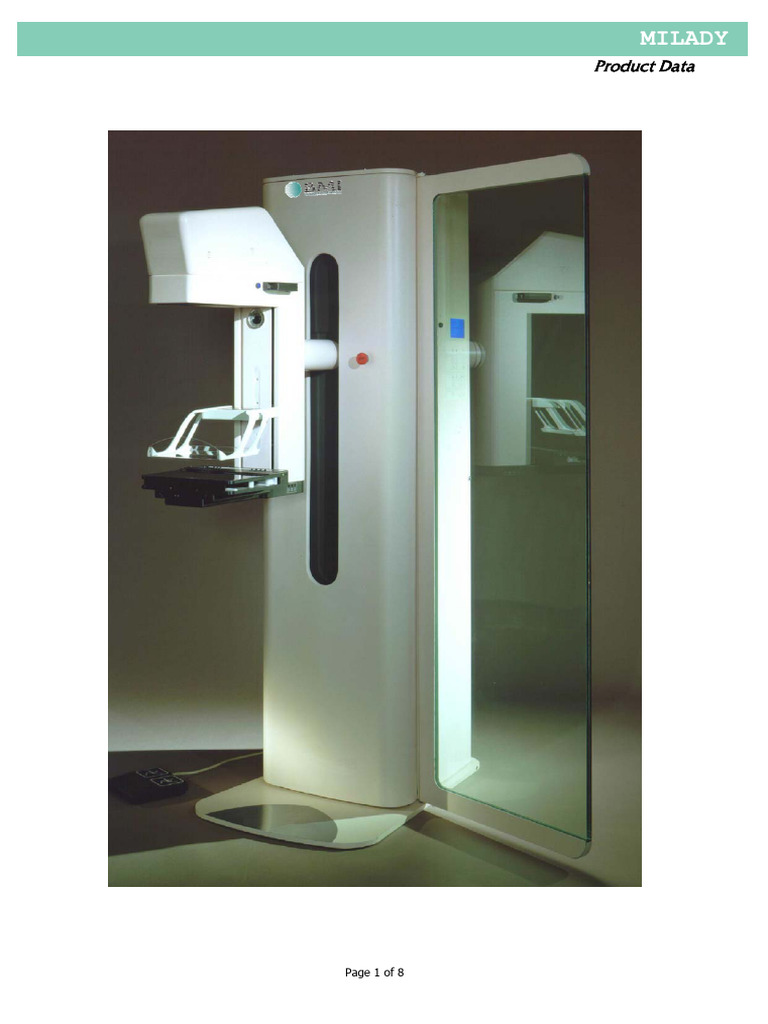 MILADY Data Sheet | Download Free PDF | Mammography | Printed Circuit Board