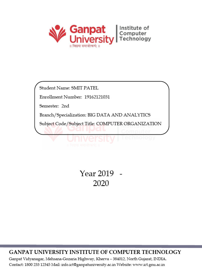 CO Index and Certificate | PDF