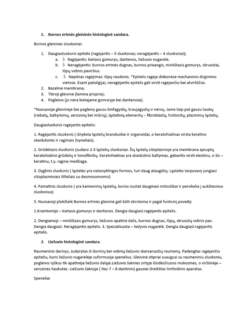 PERIO 1 Kolio Konspektas | PDF