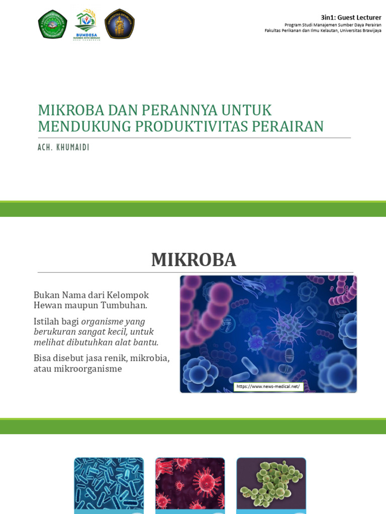 Habitat Dan Lingkungan Mikroba Secara Fisika Dan Kimia 3 in 1 UB | PDF