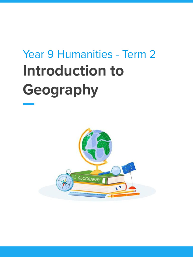 Booklet Intro To Year 9 Geography 2024 | PDF | Natural Environment ...
