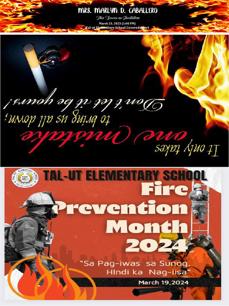 Program for Fire Prevention Month 2024 | PDF