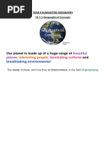 7 Key Concepts in Geography | PDF