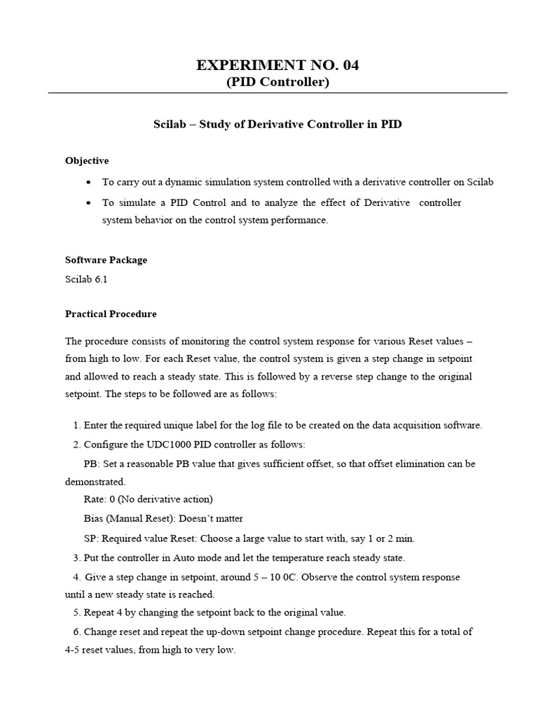 5 Pid | PDF | Control Theory | Derivative