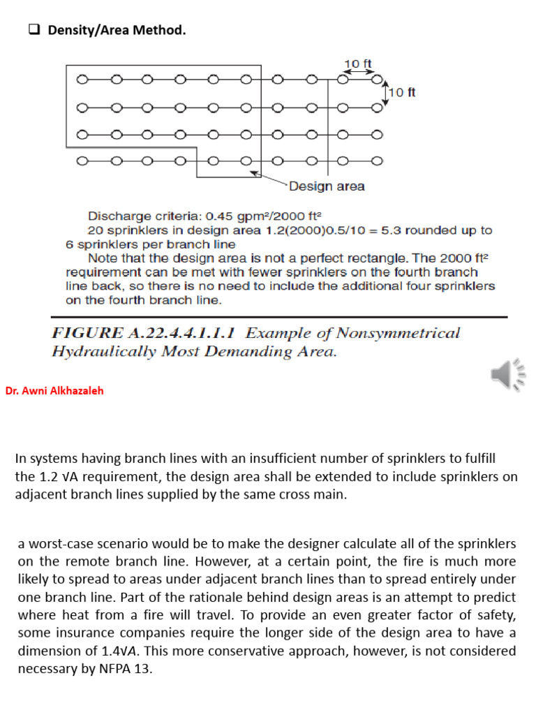 Density/Area Method.: Dr. Awni Alkhazaleh | Download Free PDF | Fire ...