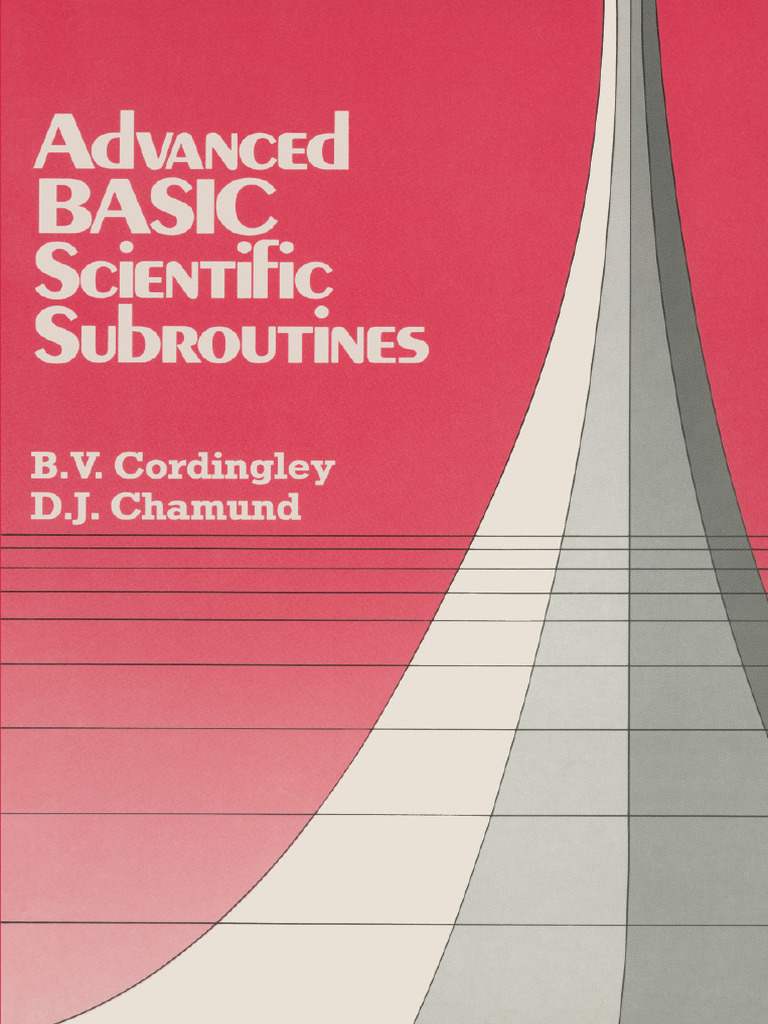 Advanced BASIC Scientific Subroutines | PDF | Probability Distribution ...