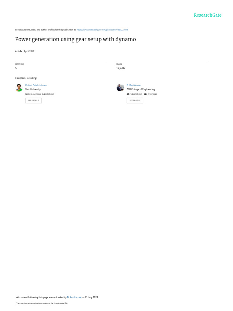 Journal PowerGenwithDynamo ARPN | PDF | Engines | Rectifier