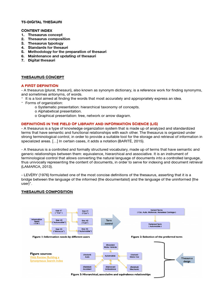 T5-Digital Thesauri | PDF | Semantics | Information Science