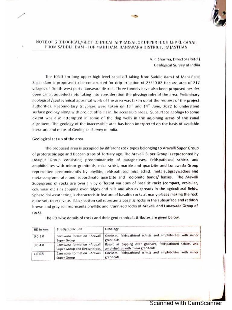 Geological Report | PDF