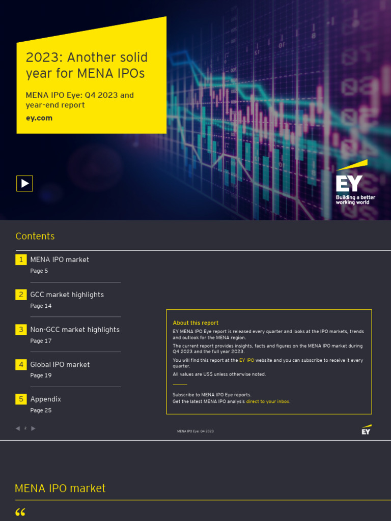 Ey Mena Ipo Eye q4 2023 Final | PDF | Price Of Oil | Opec