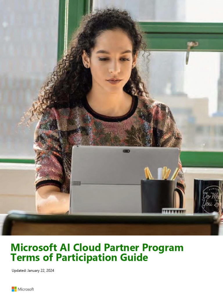 Microsoft AI Cloud Partner Program Terms of Participation Guide - 20240122 - Final | PDF | Cloud ...