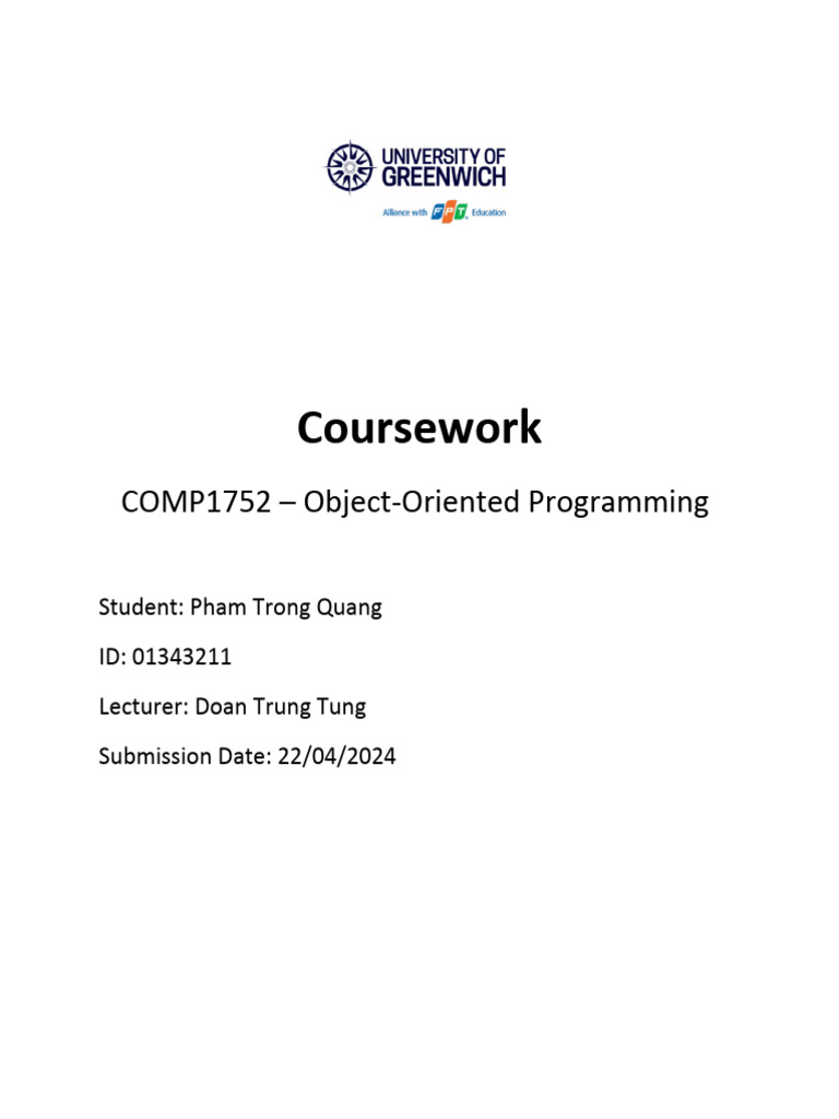 Coursework | PDF | Graphical User Interfaces | Button (Computing)