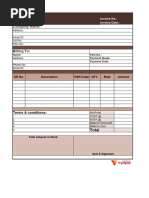 Mobile Shop Bill Format in PDF | PDF