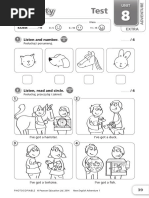 English Adventure 3 Unit Test 1 | PDF