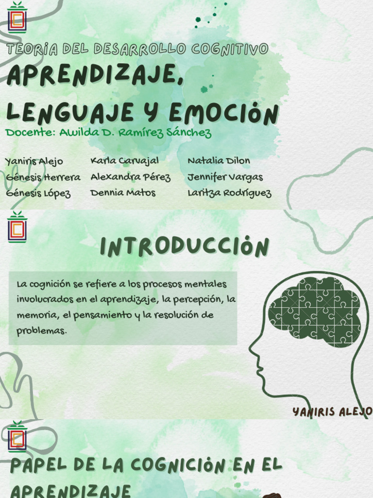 Unidad V Aprendizaje Lenguaje Y Emoción 1 Descargar Gratis Pdf