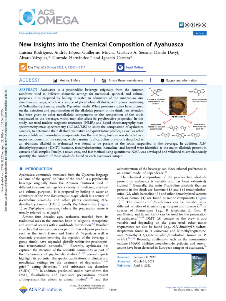 Insights Ayuahsca | PDF | Ayahuasca