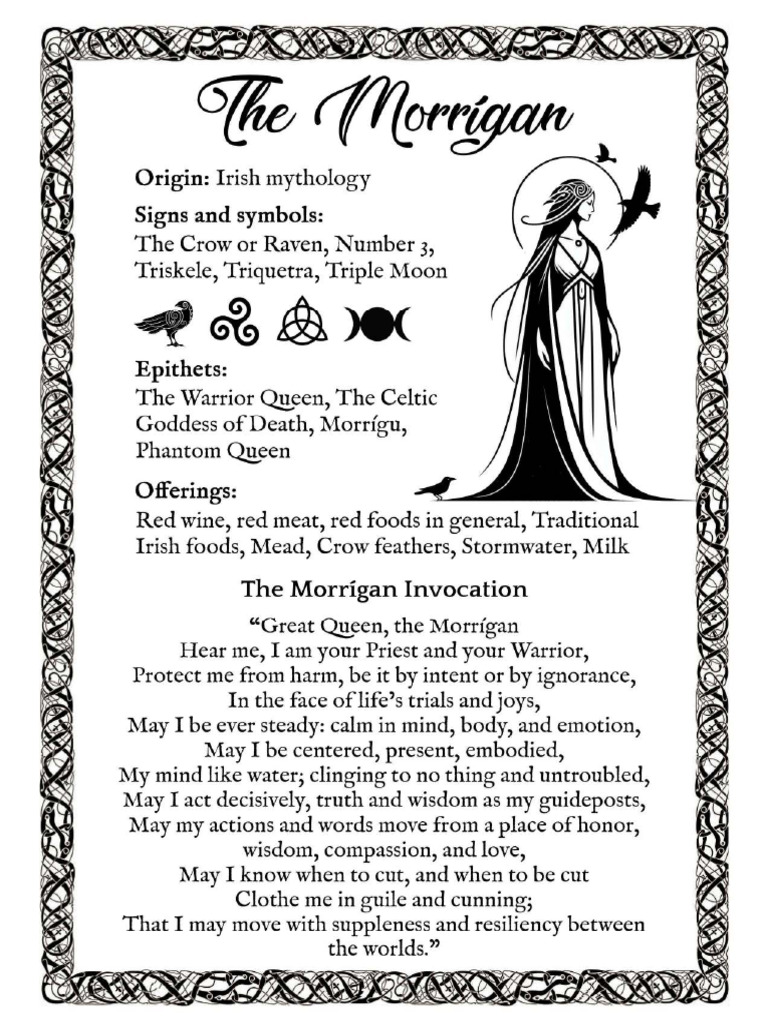 The Morrigan Invocation Spells8 | PDF