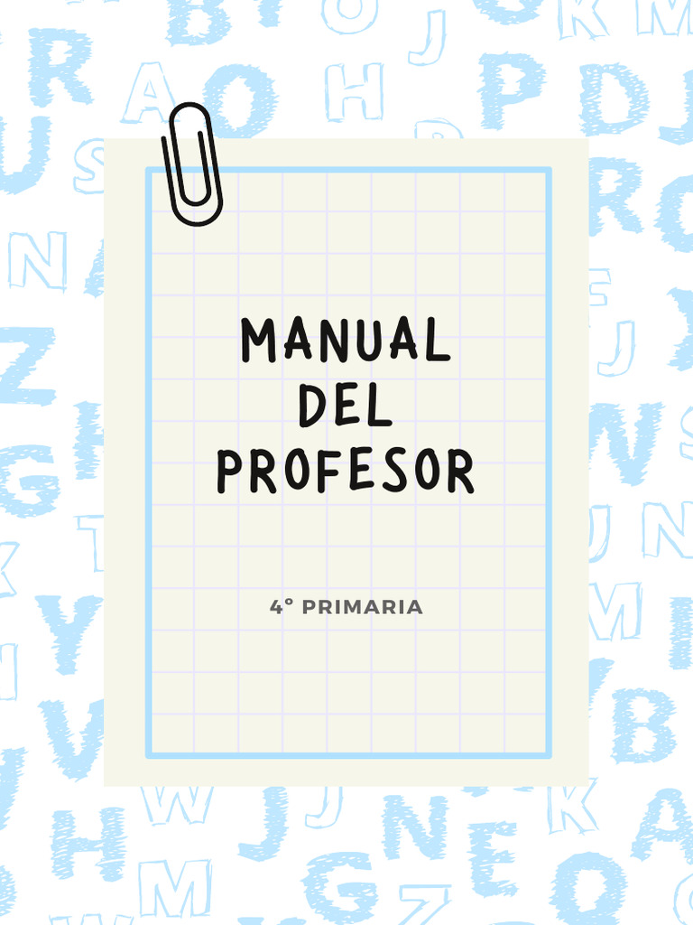 Manual Del Profesor | PDF | Comprensión lectora | Sicología