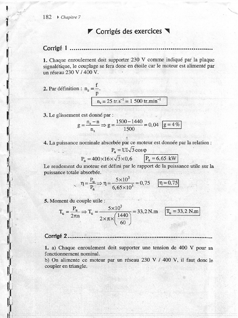 Correction TD MAS | PDF