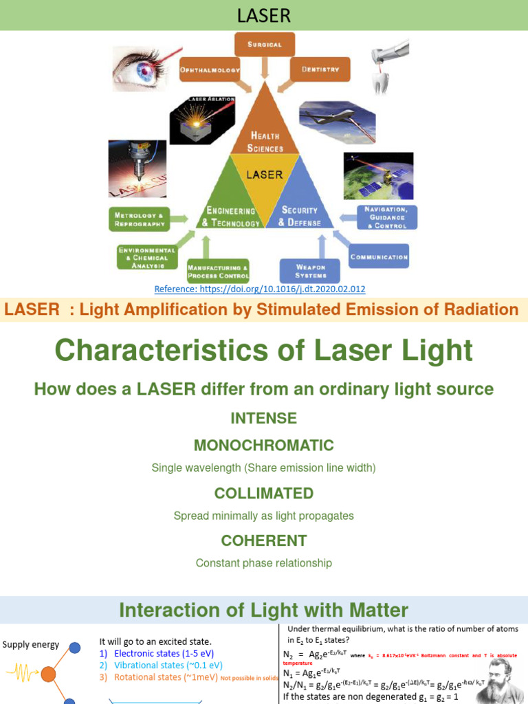 Converting 1meV to eV in LASER Context | PDF | Laser | Emission Spectrum