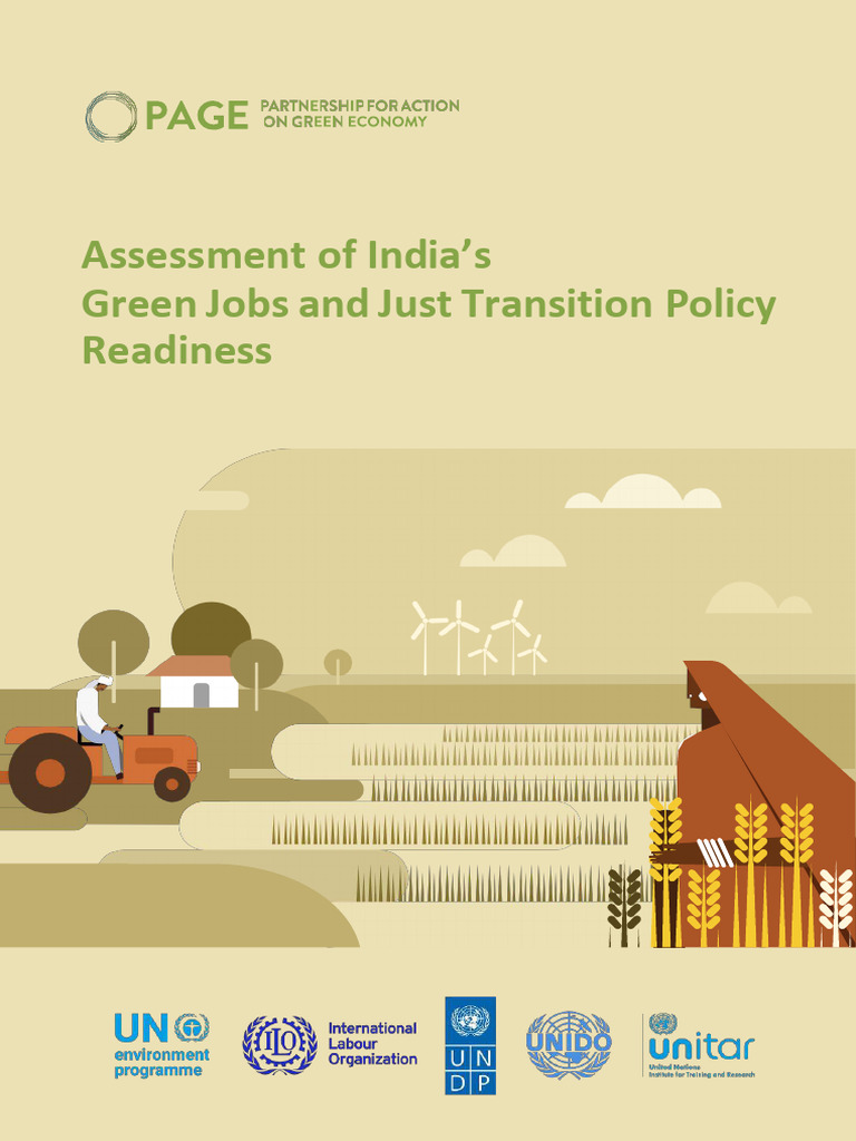 Assessment of Indias Green Jobs and Just Transition Policy Readiness 1 ...