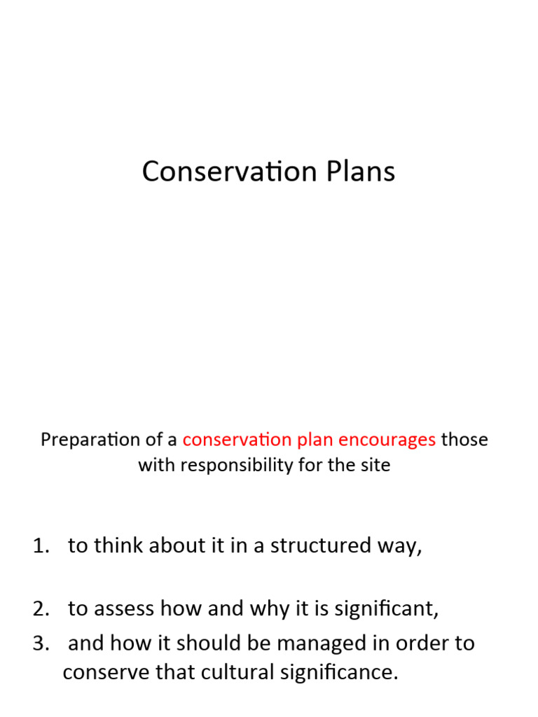 Lecture 5 Conservation Plan | PDF | Angkor | Natural Environment