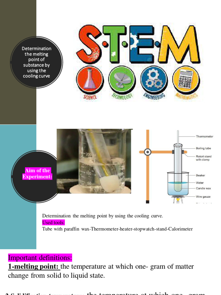 Stem Cooling Curve Experiment | PDF | Temperature | Melting Point
