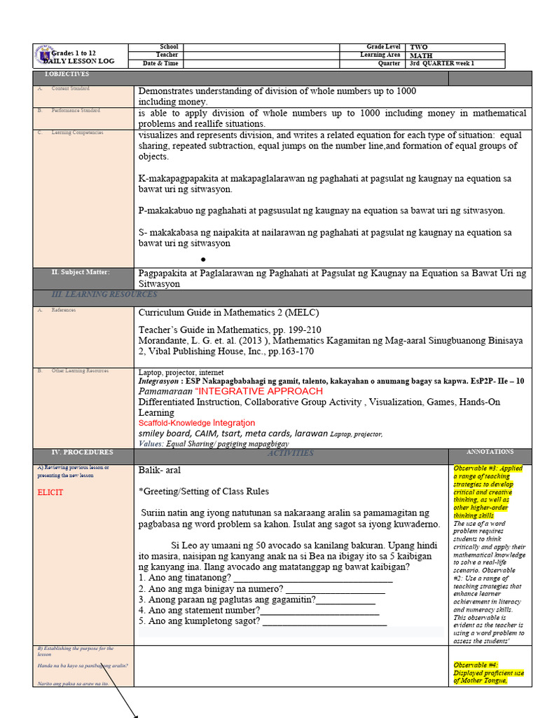 Math 2 3rd Tagalog Final - NALIC | PDF